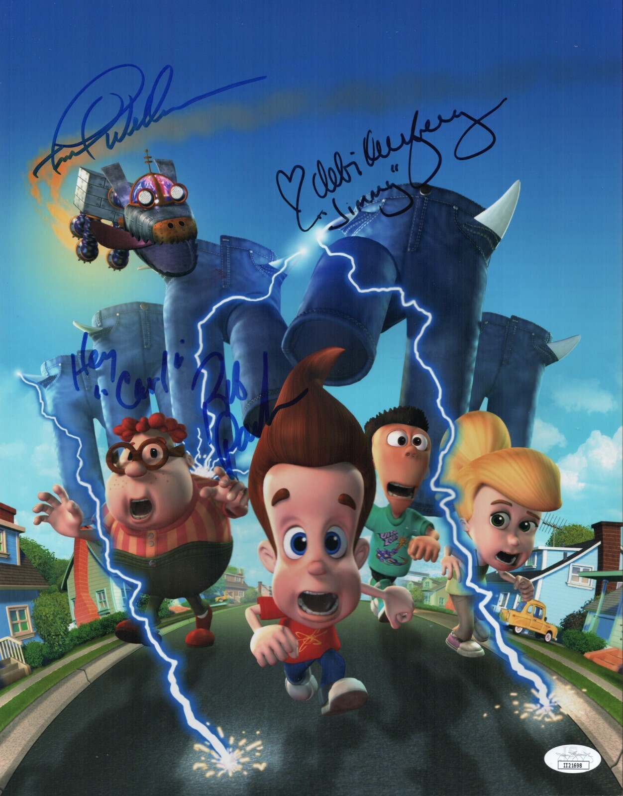 Debi Derryberry +2 Signed 11x14 Jimmy Neutron Authentic Autograph Photo ...