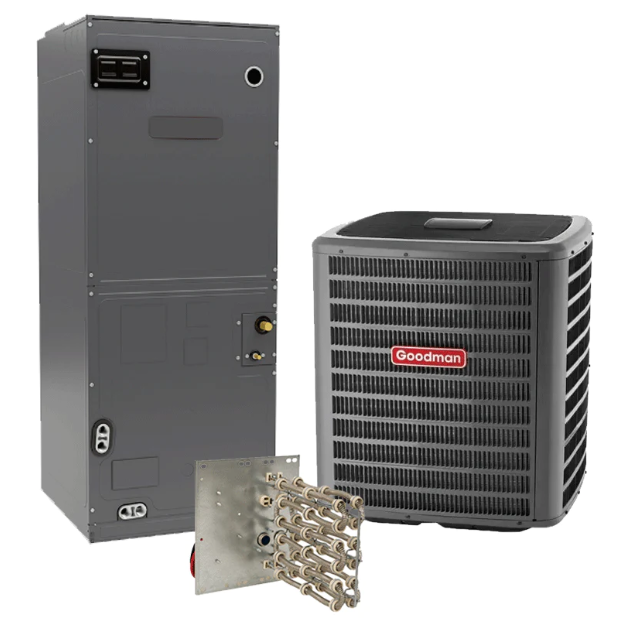Goodman 2 Ton AC Split System 17.2 SEER2 Two-Stage Variable Speed 5kW ...