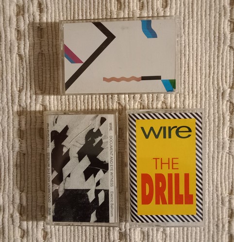 Wire - 154, Document & Eyewitness, The Drill - 3 Cassette Tapes Lot ...