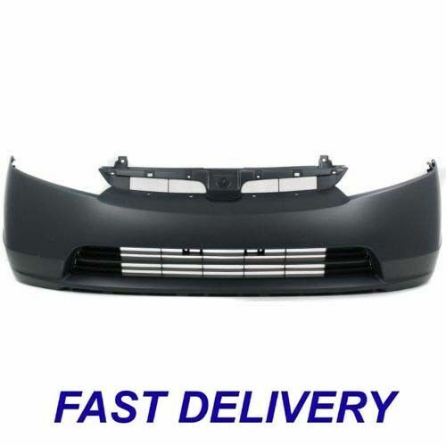New Front Primed Bumper Cover Fits 07-08 Honda Civic Sedan 2.0L Engine ...