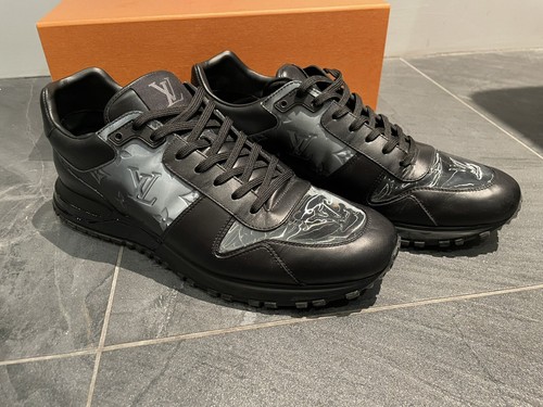 Black Louis Vuitton Mens Run Away Trainers Size 9 - Reflective LV | eBay UK