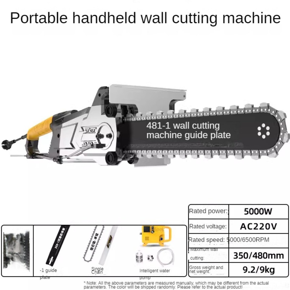 For Reinforced Concrete Cutting Machine Wall Electric Chain Saw Cutting ...