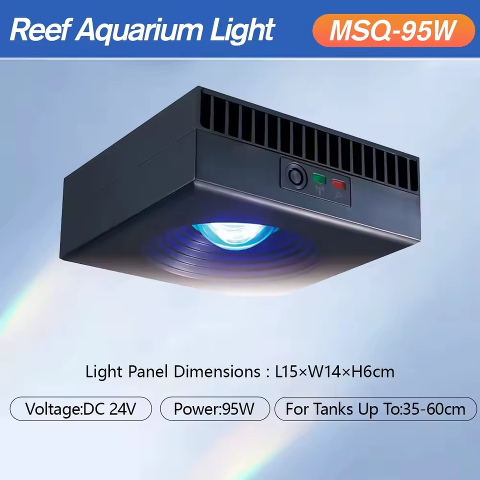 Jecod Jebao MSQ Series Coral Reef Light Ultimate Par 50W 75W 95W 115W ...