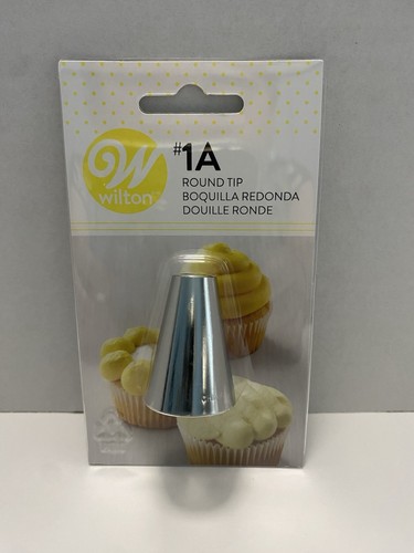 Wilton Piping Tips Round Tip #1A Stainless Steel Stock #418-6602 New ...