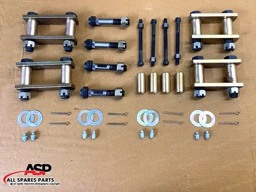 HEAVY DUTY SHACKLE KIT For JEEP MAHINDRA CJ 340 CJ4 CJ540 MM540 WILLYS ...