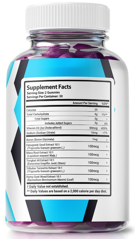 Thrust Maxx Performance Booster Gummies, Advanced Formula Gummy 60ct | eBay