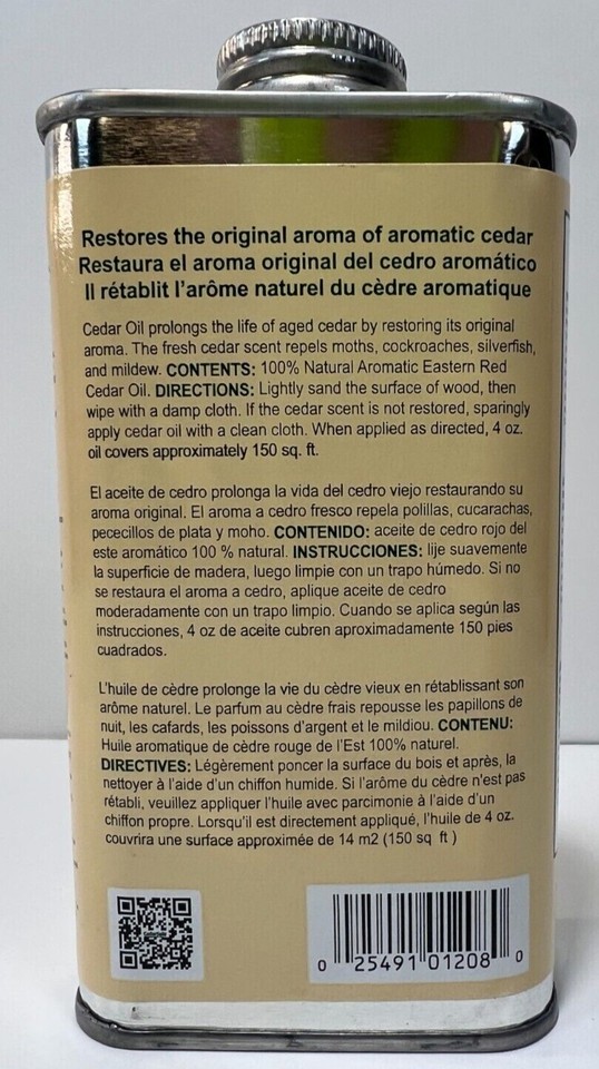 Giles & Kendall Low Luster Clear Oil-Based Cedar Oil 8 oz | eBay