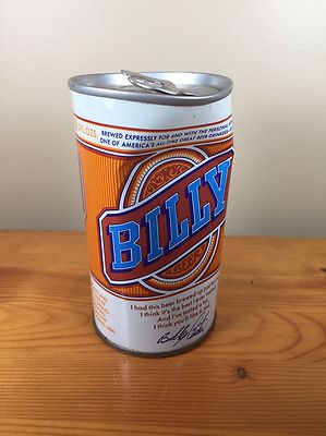 Vintage Billy Beer Can Carter Cold Springs Brewing Minnesota Pull Tab ...