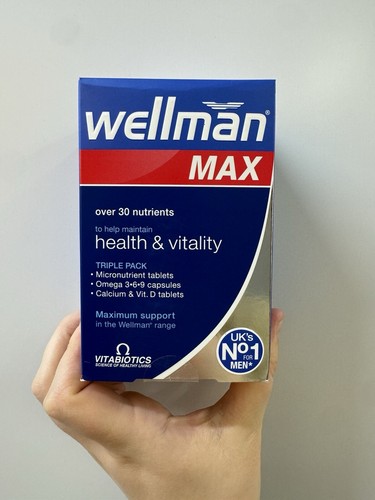 Wellman Max Multivitamins 84 Tablets Energy Immune Heart Bone Vision ...