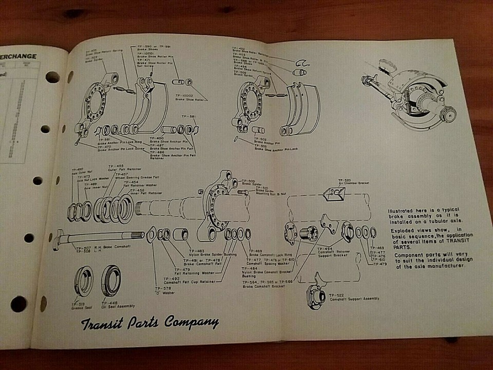 1966 Transit Parts Company Bus & Truck Replacement Parts Catalog | eBay