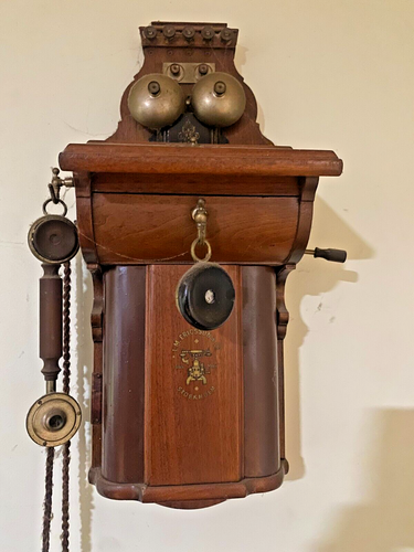 Ericsson wall mounted telephone, circa 1898 orgional not converted. | eBay