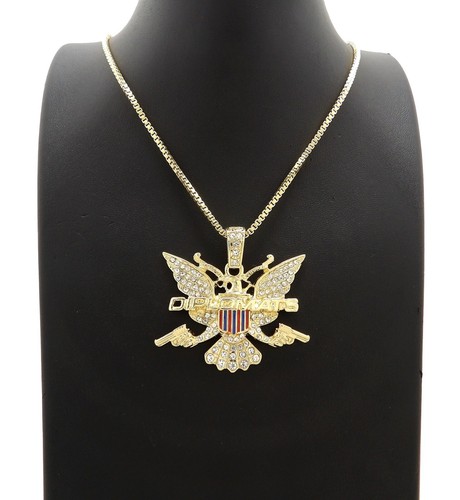 NEW DIPSET DIPLOMATS PENDANT WITH 24" BOX CHAIN | eBay