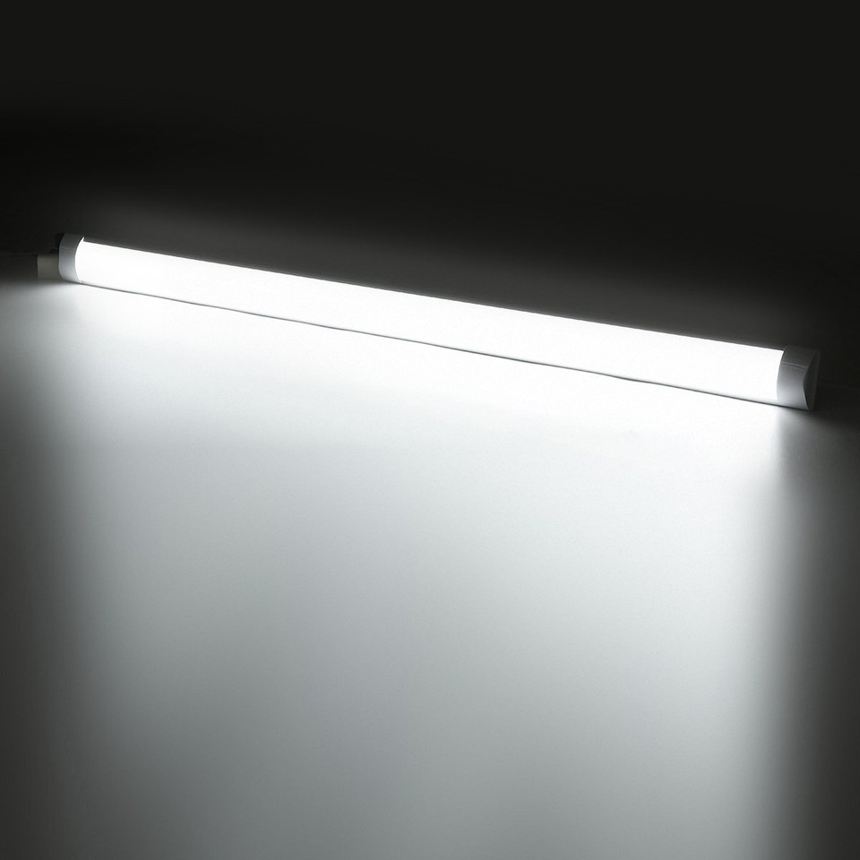 LED Batten Light 6500K Daylight Fluorescent Strip Light Slim Fitting ...