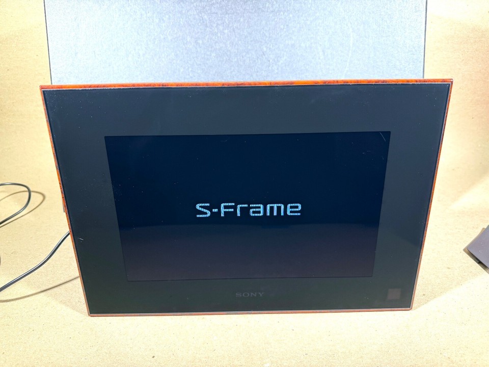 Sony S-Frame DPF-X1000 10.2" Premium Digital Photo Frame Clock Calendar Alarm | eBay