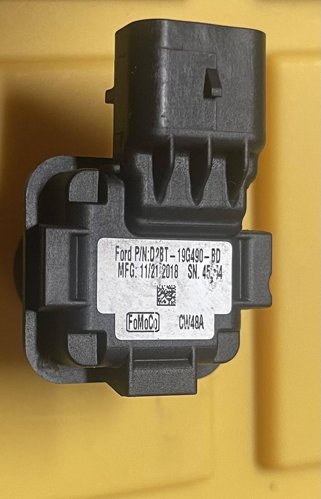 18-19 FORD FIESTA REAR VIEW BACK UP REVERSE PARKING ASSIST CAMERA D2BT ...