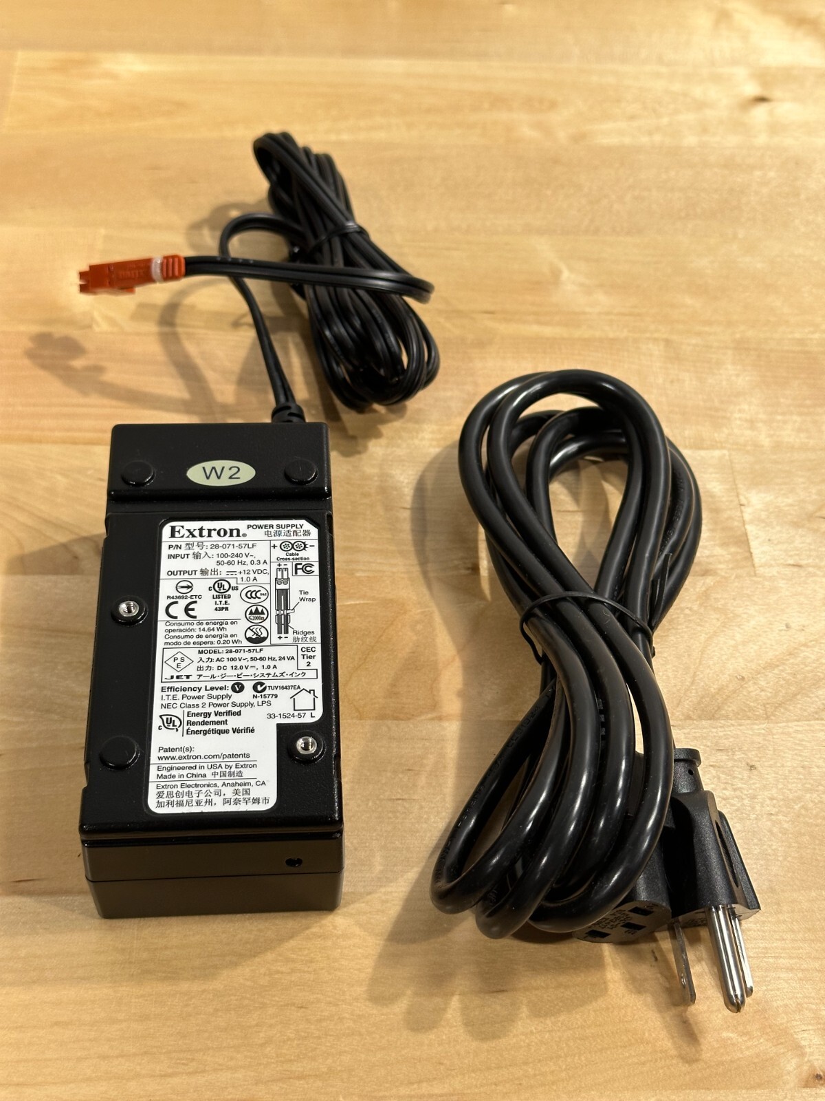 Extron Power Supply 1.0, 1.5 2.0 Amp 28-071-57LF, 28-327-57LF, 28-284 ...