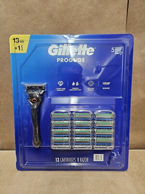 Gillette ProGlide Men's Razor Includes 13 5 Blade Cartridges and 1 ...