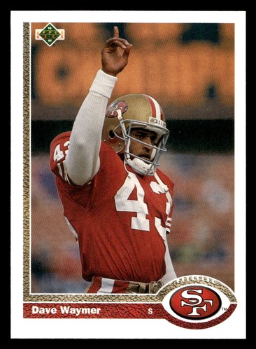 1991 Upper Deck Dave Waymer #187 San Francisco 49ers | eBay
