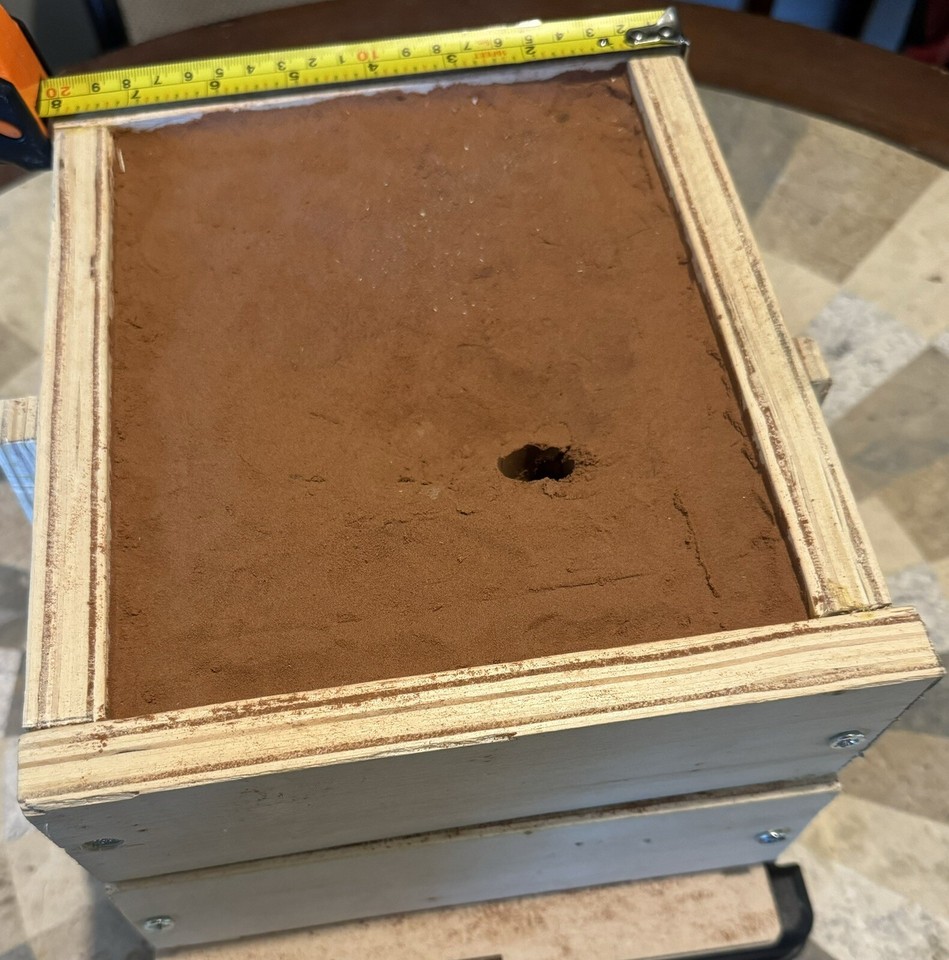 2 PART FOUNDRY WOOD FLASK FOR SAND CASTING JEWELRY OR CRAFT MAKING TOOL ...