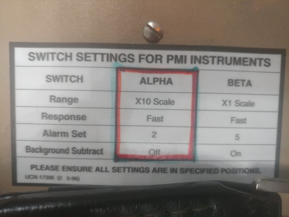 Ludlum 177 (Model 177-45) Benchtop Counter Alpha/Beta Ratemeter 76906 ...