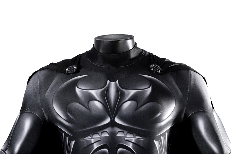 Batman Forever Bruce Wayne Batman Cosplay Bodysuit Cloak Costume | eBay UK
