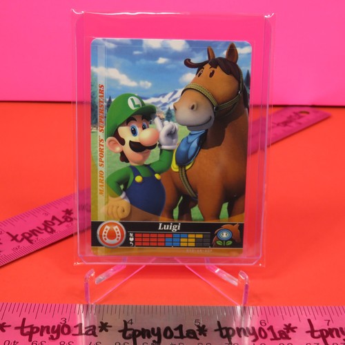 LUIGI HORSE RACING #010 EUR PACK FRESH Mario Sports Superstars Amiibo ...