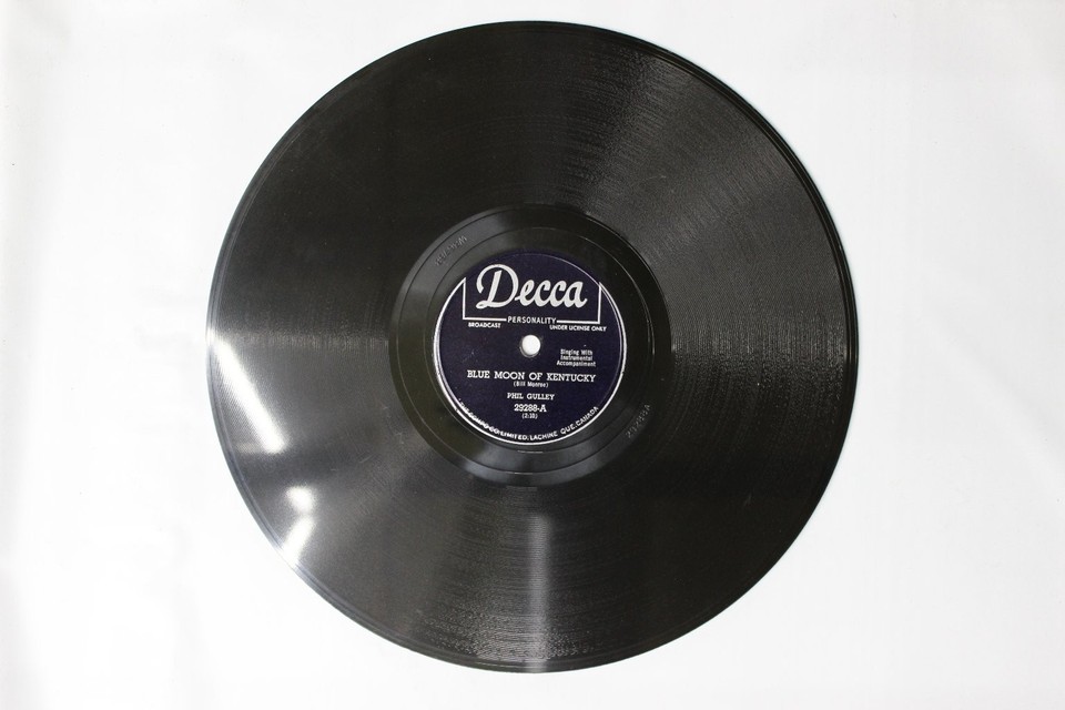 Phil Gulley – Blue Moon of Kentucky Record 1954 Decca Rockabilly 78 RPM ...