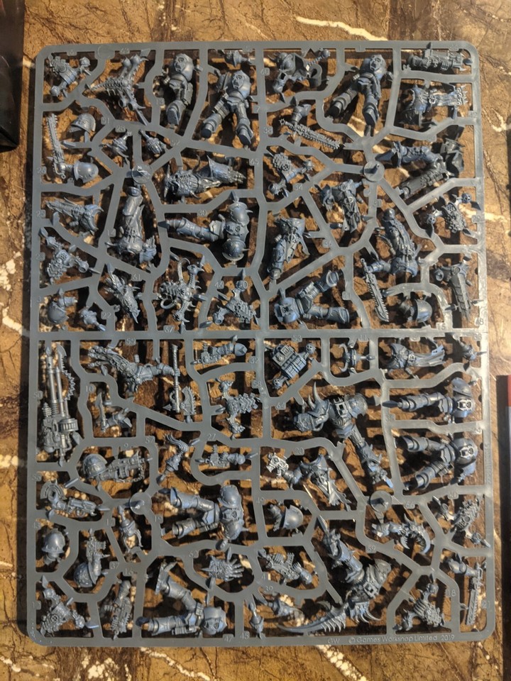 Warhammer 40k Chaos Space Marine Army Shadowspear, NOT BUILT, NEW FROM ...