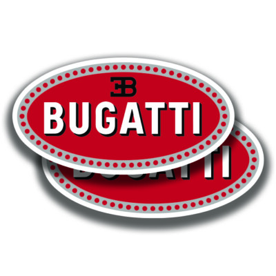 BUGATTI DECALs 2 Stickers Bogo Antique Car Window Bumper | eBay