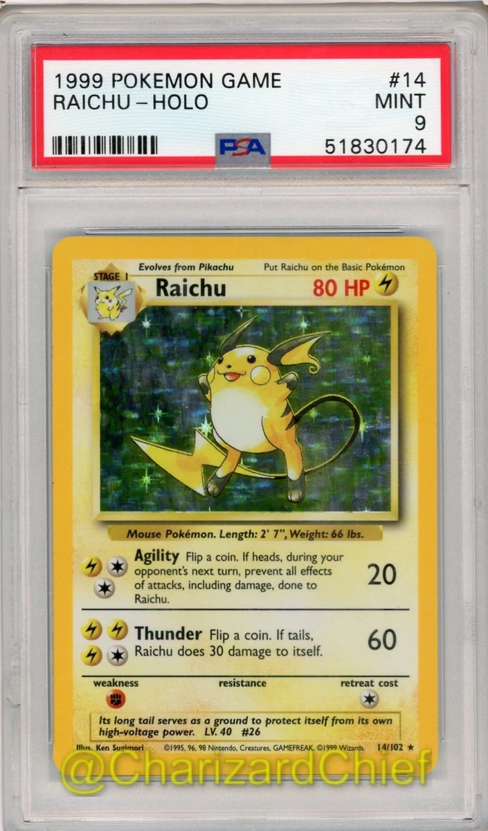 Original Raichu Card