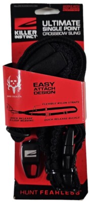 Killer Instinct Crossbows Single Point X Bow Sling with Pic Mount Bone ...