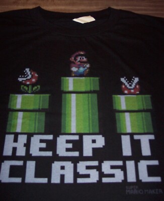 VINTAGE STYLE SUPER MARIO BROS. NES Nintendo T-Shirt Big and Tall 4XL ...