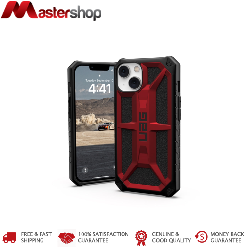 UAG Monarch Rugged Tough Case iPhone 14 Plus 6.7 Crimson Red | eBay ...