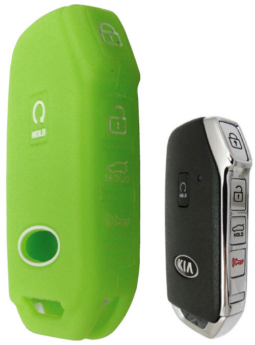 Keyless Entry Key Fob Rubber Remote Cover for Kia Soul Telluride K5 ...