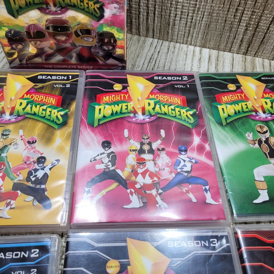 Mighty Morphin Power Rangers: The Complete Series 19 discs Seasons 1-3 ...
