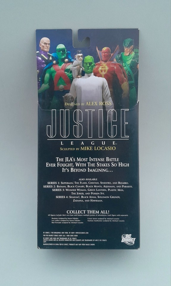 DC DIRECT ALEX ROSS JUSTICE SERIE 5 GREEN ARROW JLA ACTION FIGURE IN ...