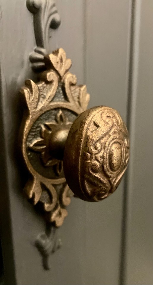 Antique Brass Drawer Pulls Hardware Furniture Vintage Cabinet Door Knobs Metal | eBay