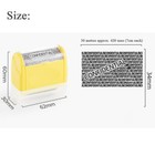 Identity ID Theft Protection Roller Stamp Guard Privacy Confidential ...