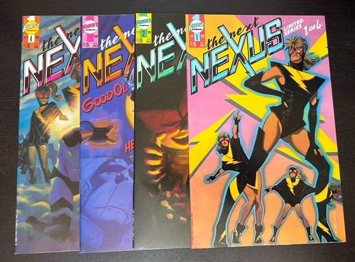 NEXT NEXUS #1-4 (First Comics 1989) -- #1 2 3 4 -- Steve Rude -- FULL ...