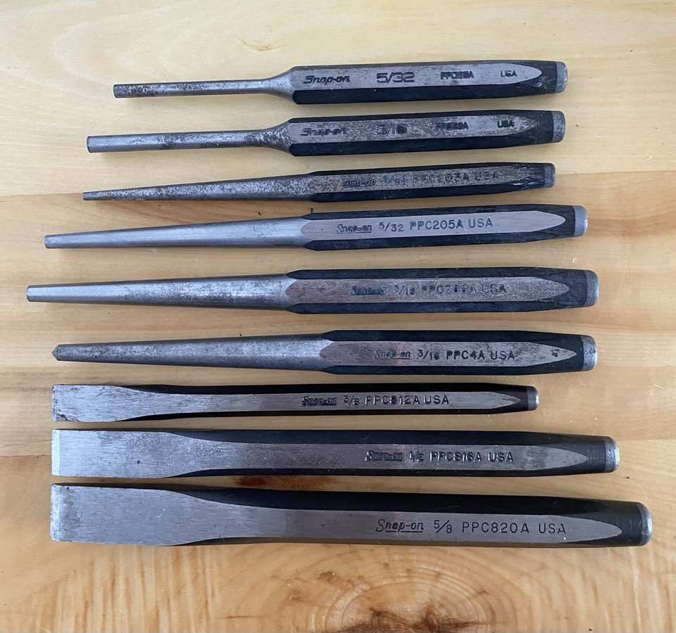 Snap-On Tools 12-piece Punch / Chisel & Scraper Set - #PAK43066 | eBay