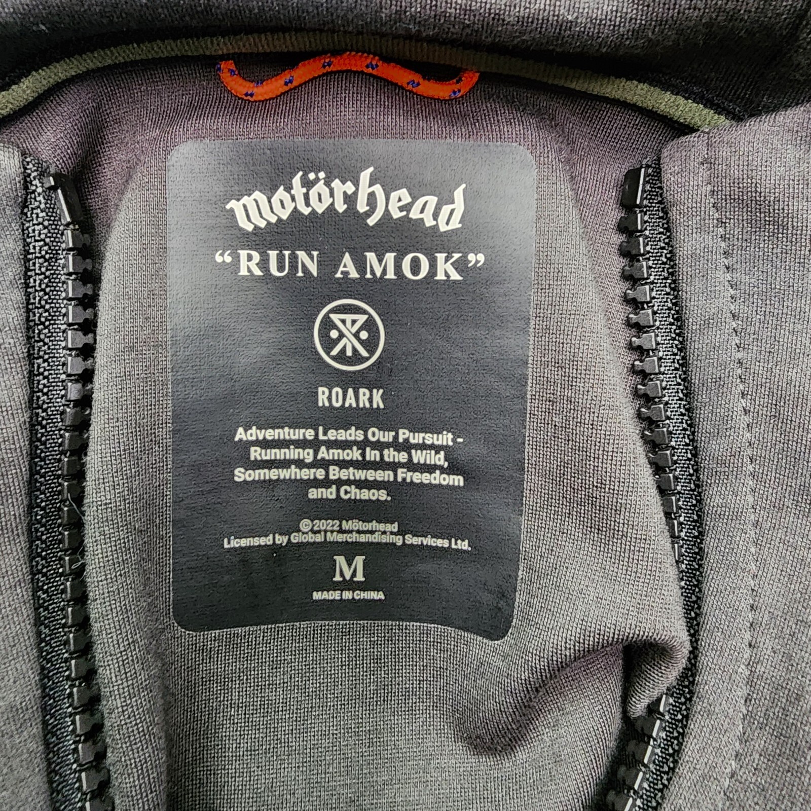 Roark Run Amok El Morro Fleece Hoodie Motorhead Worn Black Men's Size M ...