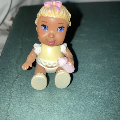 Loving Family Dollhouse Learning Curve Caring Baby Girl Pink Bottle | eBay