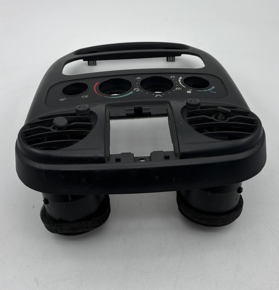 01-05 Chrysler PT CRUISER Dash Radio Bezel Climate Trim Panel BLACK | eBay