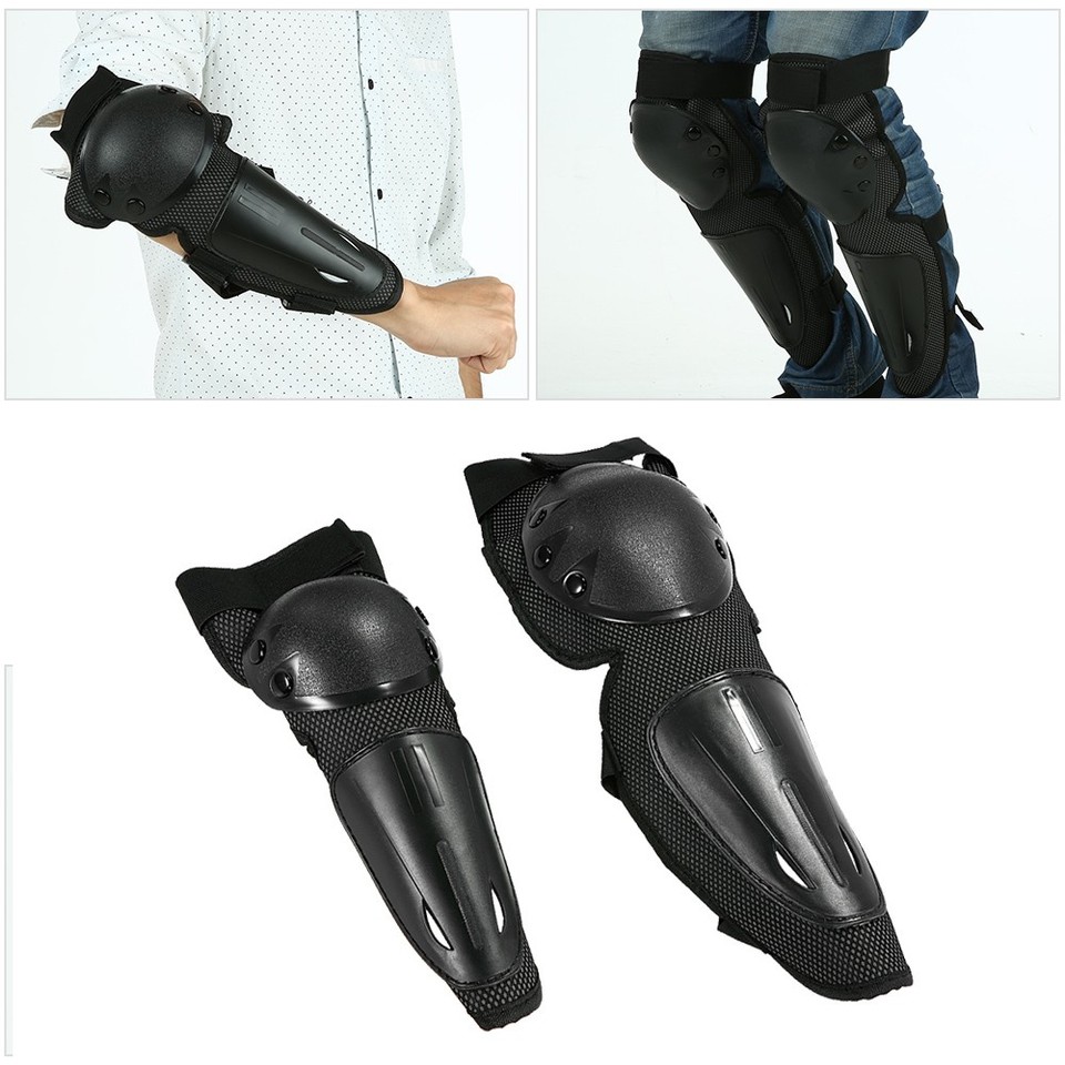 Motorcycle Aults Racing Motocross Knee Pads Protector Guards Protective ...