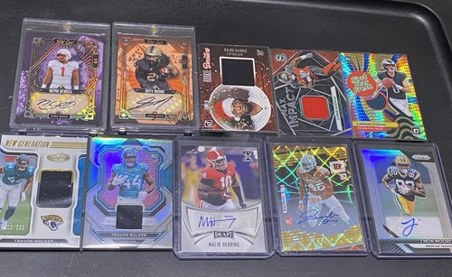 NFL Panini Auto/Relic Rookie 10 Card Lot | eBay