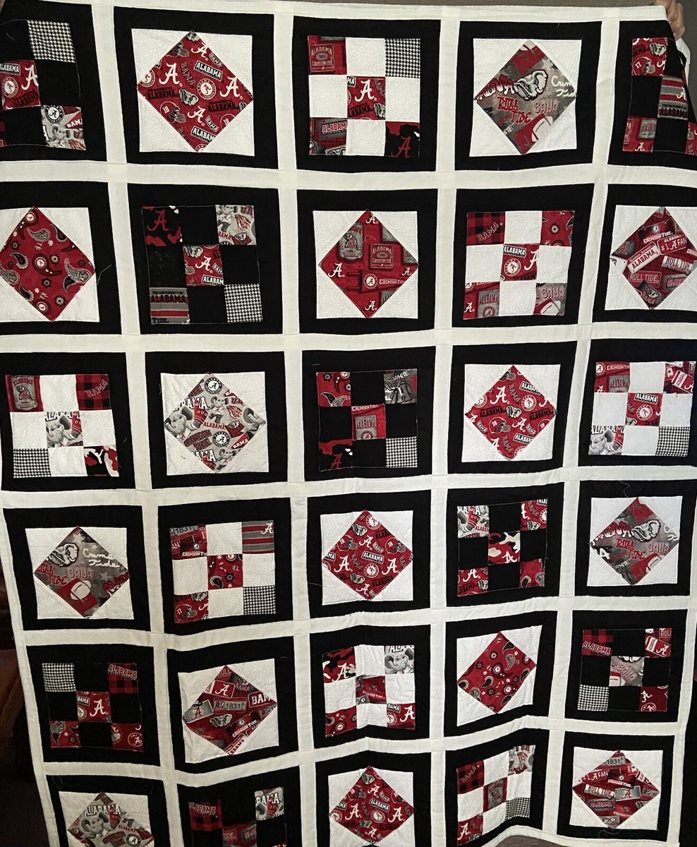 University Of Alabama Quilt Pattern New GO! Alabama Beauty Fabric
