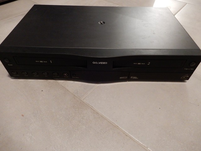 Go Video Dvd/vhs Dual Deck System - Dvr5000 Professional VCR Tested for ...