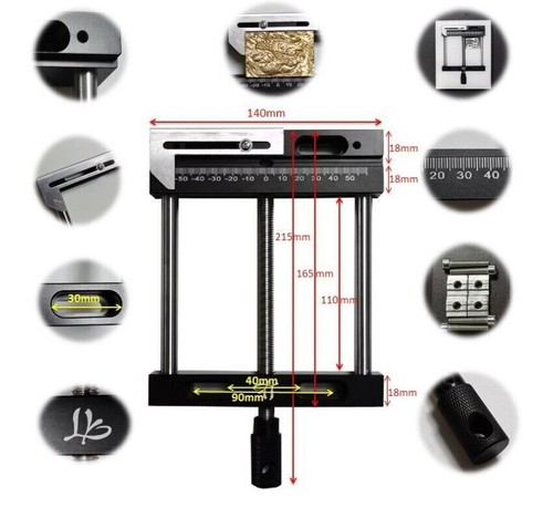 Mini Vice Cnc Flat Tong Drill Vise Aluminium Alloy Fixture Milling ...