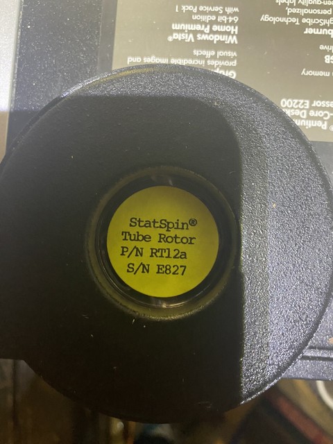 StatSpin iii SS03 Laboratory Centrifuge W/ StatSpin Rotor RH12 & RT12 ...