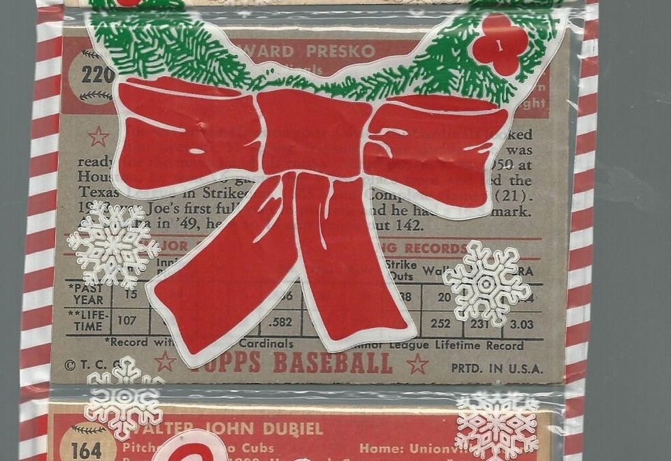 1952 TOPPS Christmas RACK PACK POSSIBLE MICKEY MANTLE ROOKIE !!! WOW | eBay